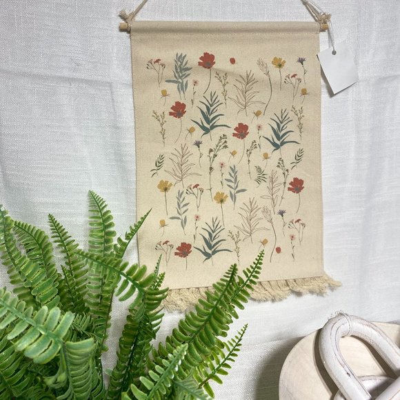 Kerri Jane Designs | Art | New Boho Flower Wall Hanging Canvas Floral ...